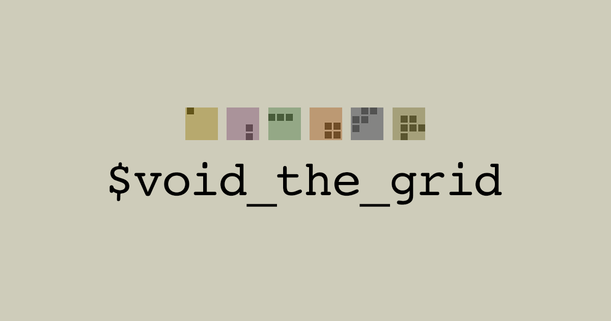 Void the Grid